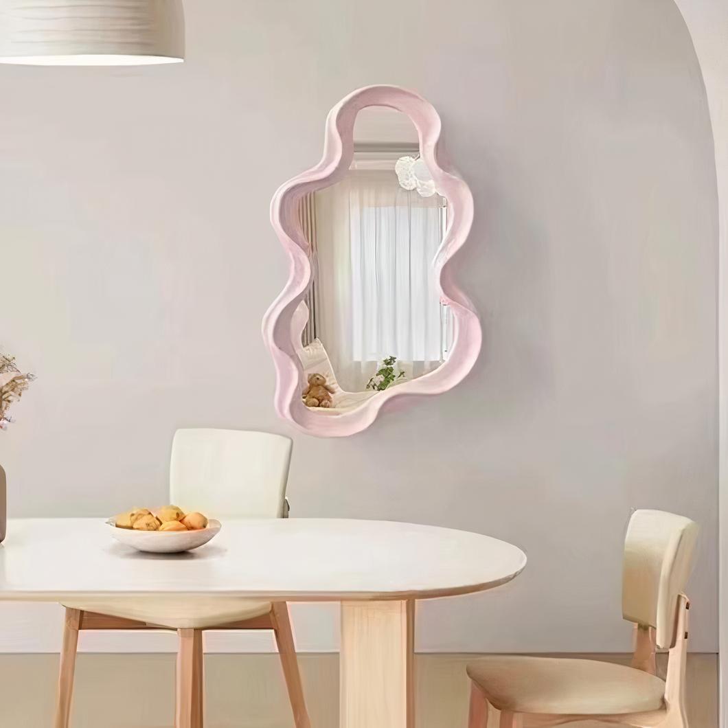 Miroir vague rose • Ma Déco Tendance